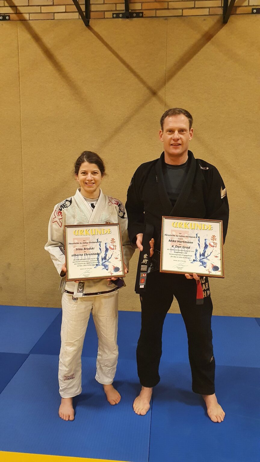 Irina Brodski und Mike Hartmann vom Judo Club Wetzlar geehrt – Judo ...